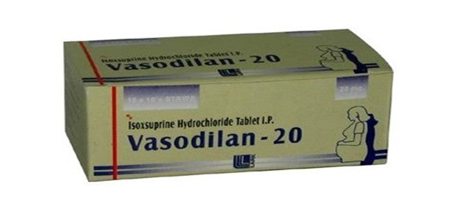Vasodilan (Isoxsuprine HCL) Tablet – Silk Pharmacy