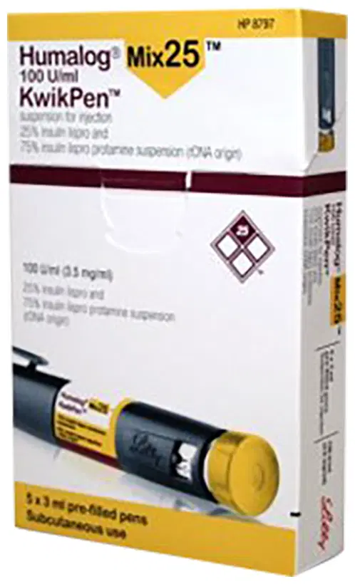 Humalog 75/25 (Insulin Lispro 75/25) Kwikpen – Silk Pharmacy