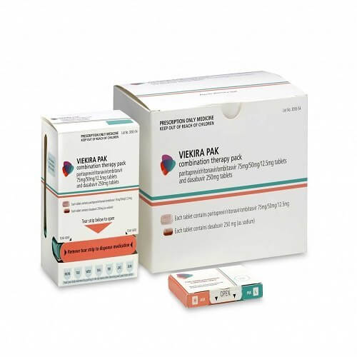 Viekira Pak (Dasabuvir + Ombitasvir + Paritaprevir + Ritonavir) Tablet ...
