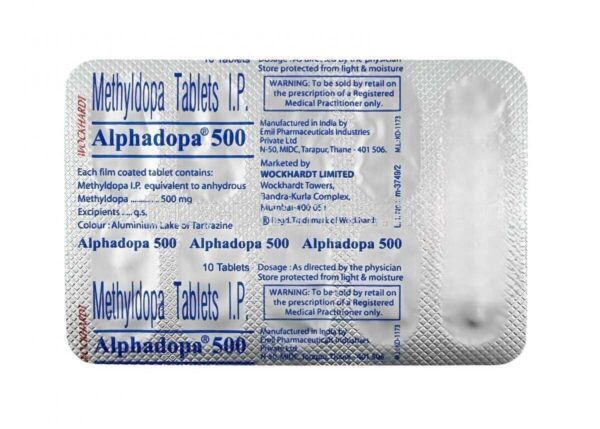 Aldomet (Methyldopa) Tablet – Silk Pharmacy