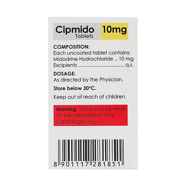 Proamatine (Midodrine) Tablet – Silk Pharmacy
